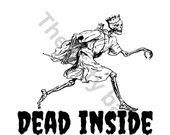 Dead Inside SVG - Etsy