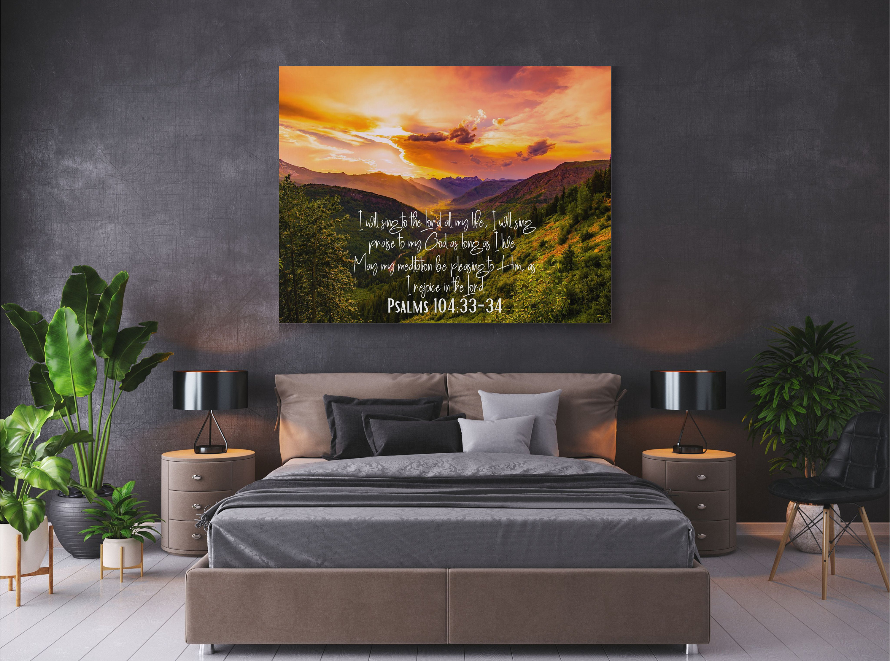 Bible Verse Canvas Christian Wall Art Worship Wall Art - Etsy