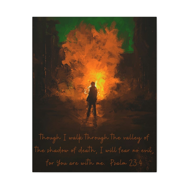 Psalm 23 Wall Art, Bible Verse Wall Art, Thoughtful Gifts, Christian ...