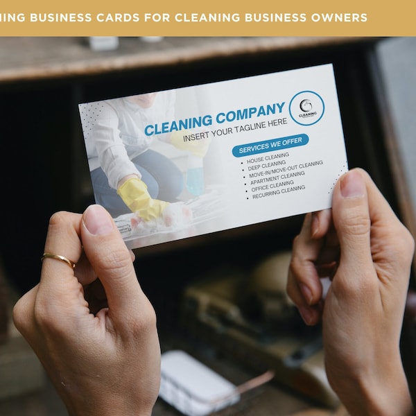 Cleaning Lady Business Cards - Etsy