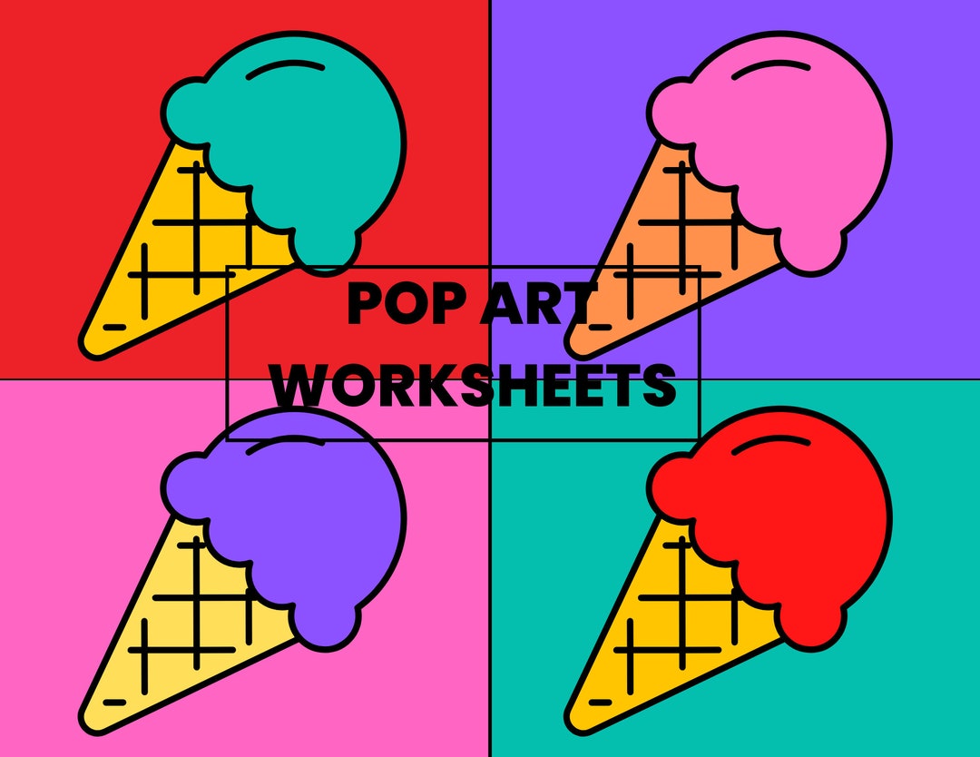 Art Teacher Printable Template | Pop Art | Warhol | Lichtenstein - Etsy