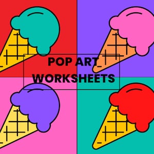 Art Teacher Printable Template | Pop Art | Warhol | Lichtenstein - Etsy