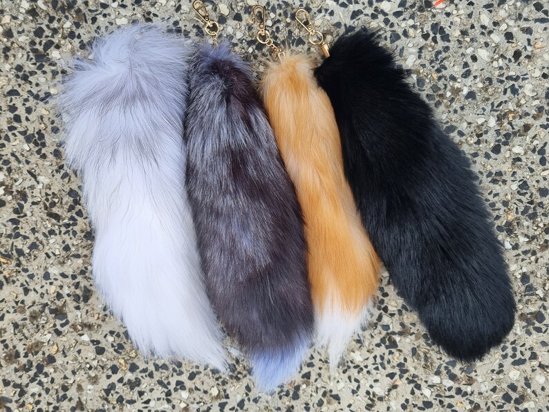 Fox Tail Keychain for Cosplay, Crafts, Therian's, Gifts, Home Decor - Etsy
