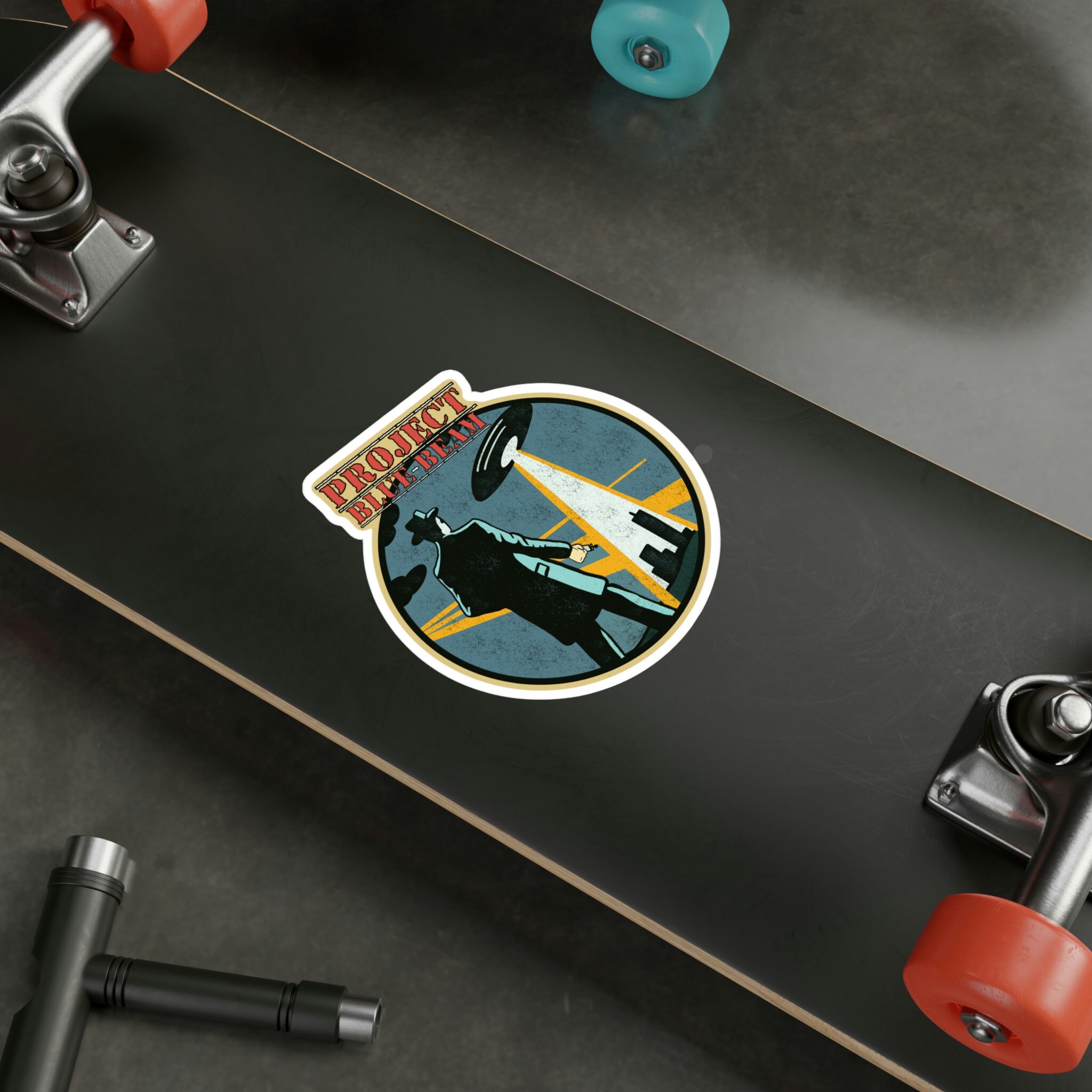 1950s UFO Vinyl Sticker project Blue Beam Conspiracy Theory Sticker ...