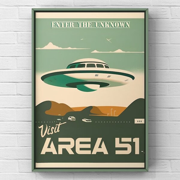 Ufo Poster - Etsy