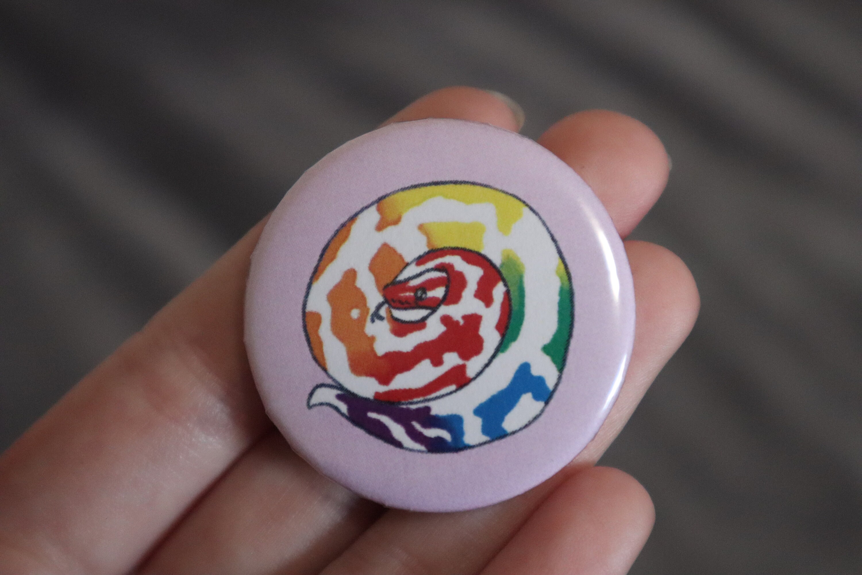 Pride Ball Python Buttons 1.5 Inch Pinback Queer LGBTQ - Etsy