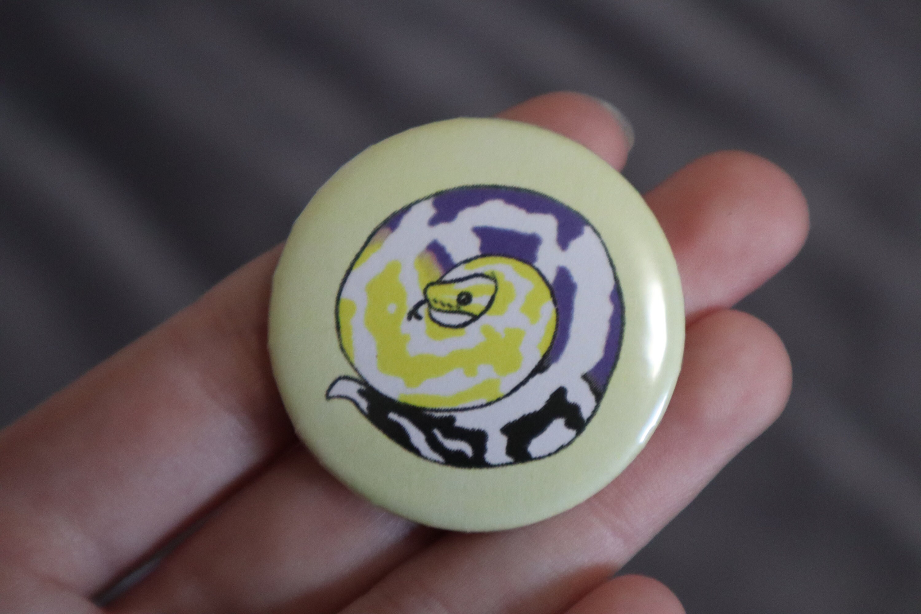 Pride Ball Python Buttons 1.5 Inch Pinback Queer LGBTQ - Etsy