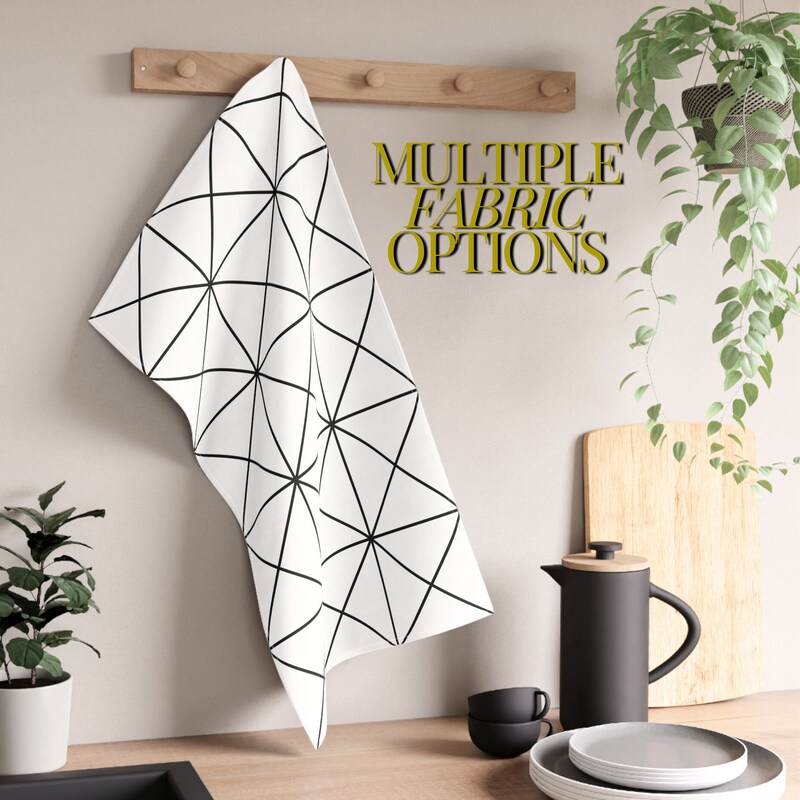 Geometric Hand Towel - Etsy