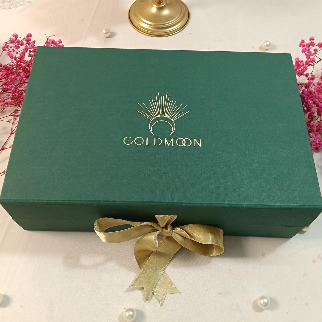 Elegant Green Foldable Gifting Box | - Etsy