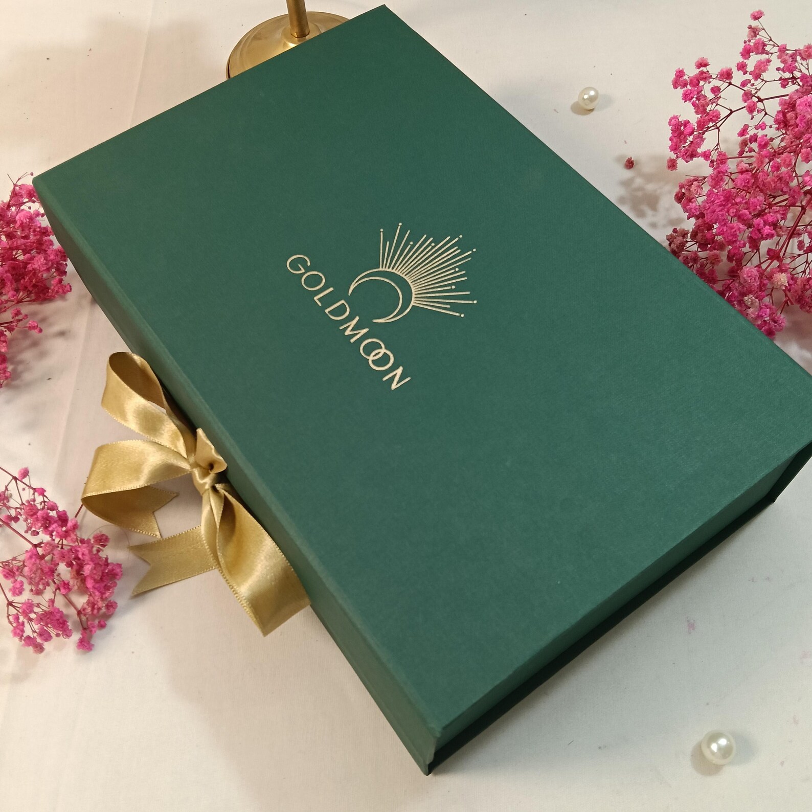Elegant Green Foldable Gifting Box | - Etsy