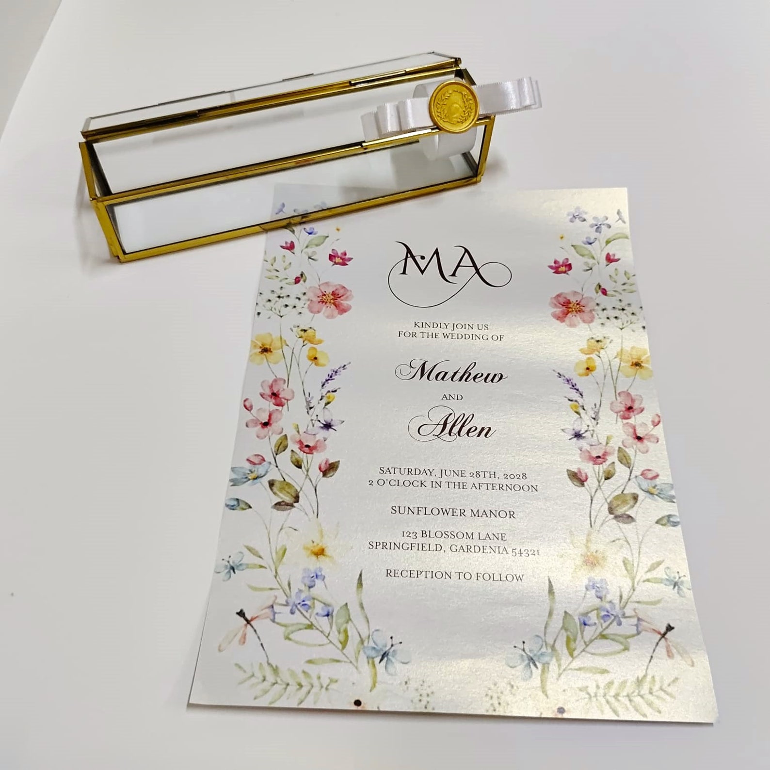 Royal Theme Scroll Invitation With Glass Box - Etsy