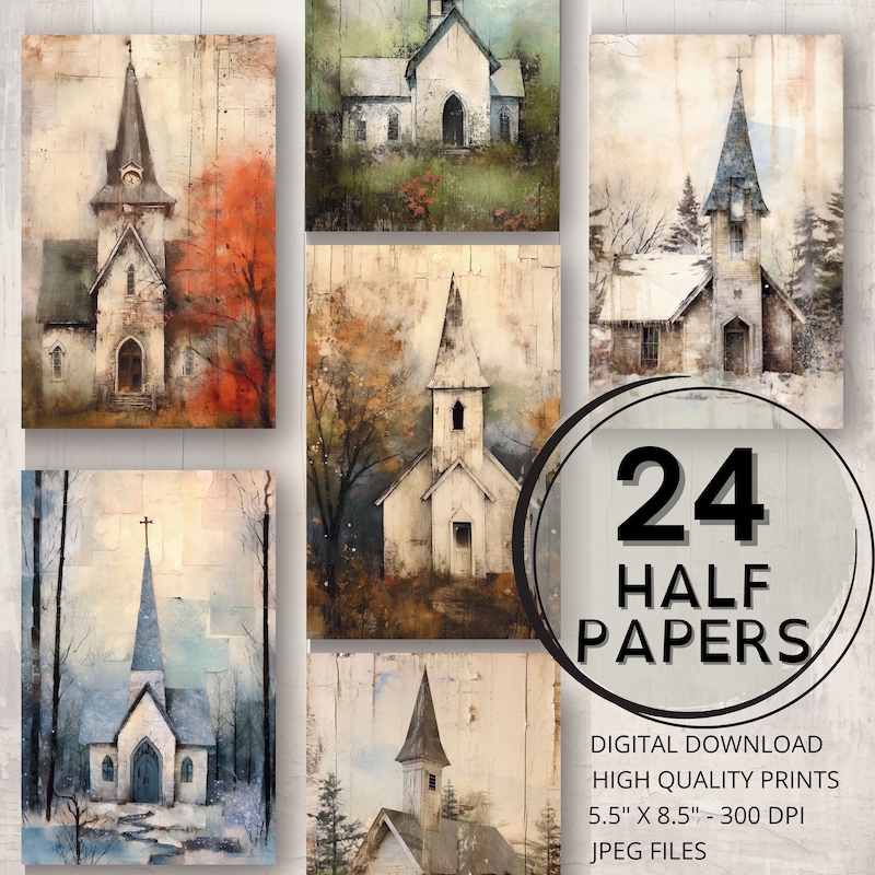 Vintage Church - Etsy