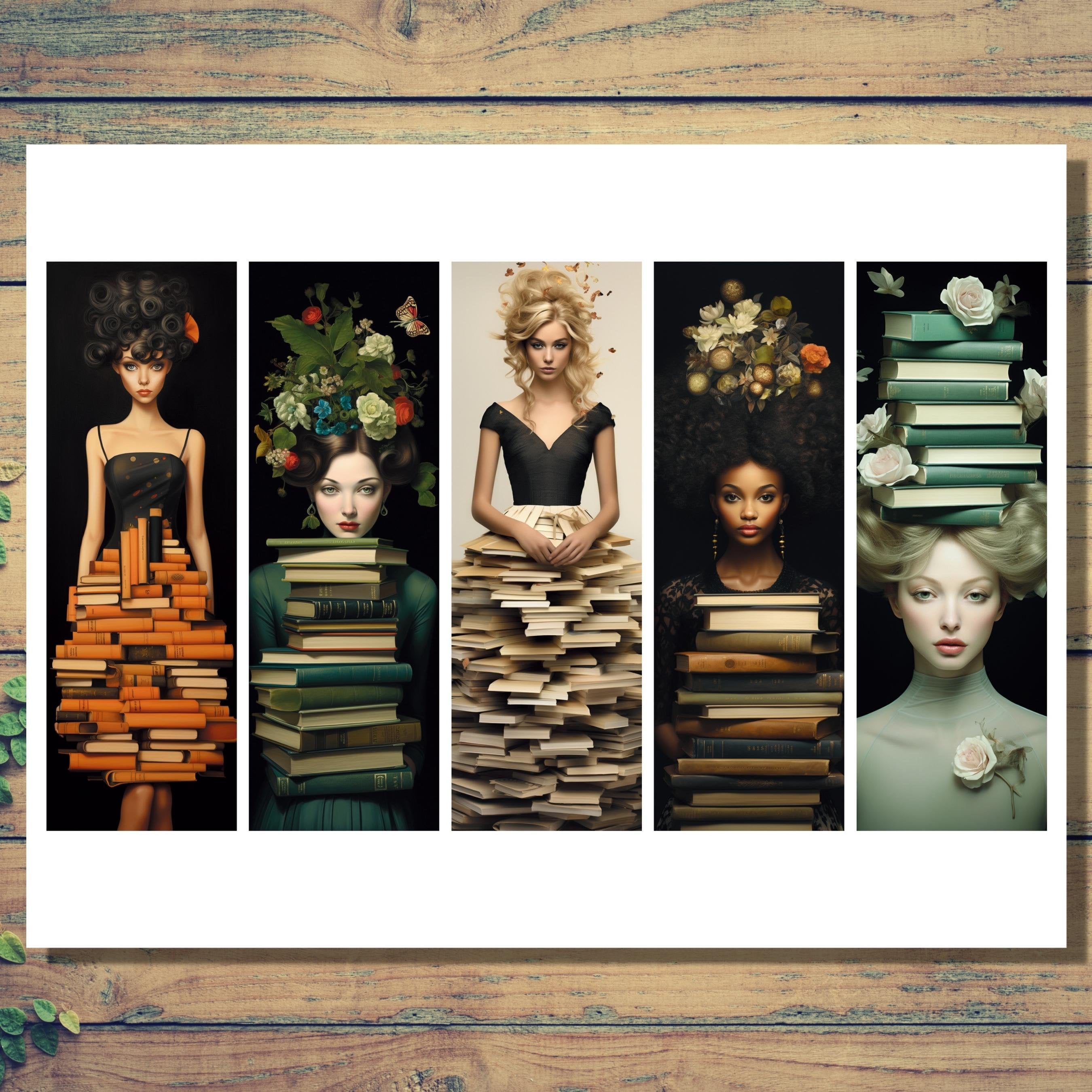 Bookworm Bookmark Printable Bookmarks Book Bookmark PNG PDF - Etsy