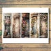 Rustic Cottage Doors Bookmarks Printable Bookmark Fantasy - Etsy
