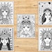 Women and Headdress Coloring Page, 15 Printable Coloring Pages ...