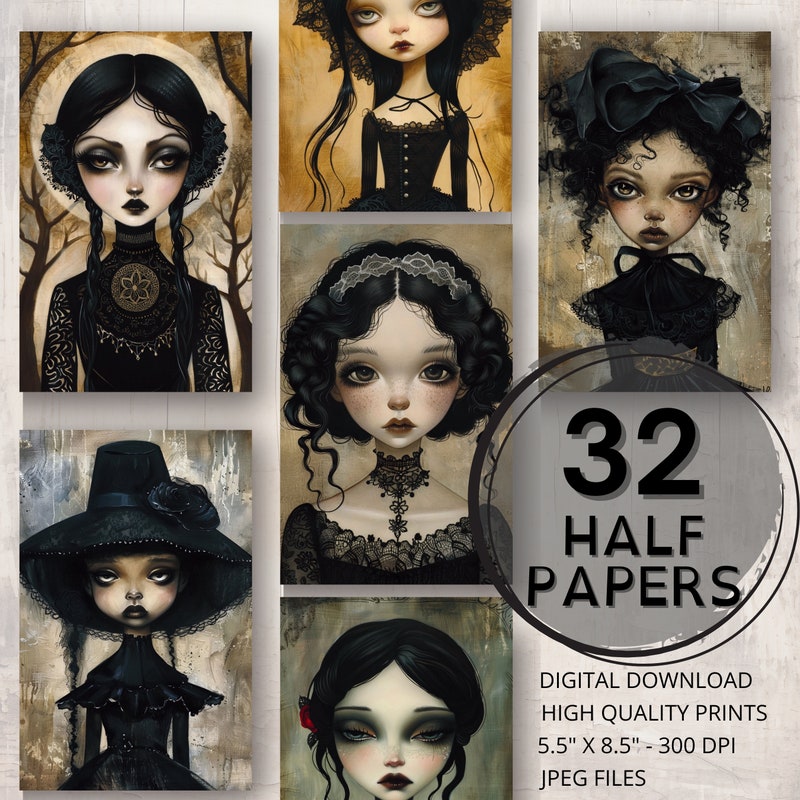 Gothic Art Doll - Etsy