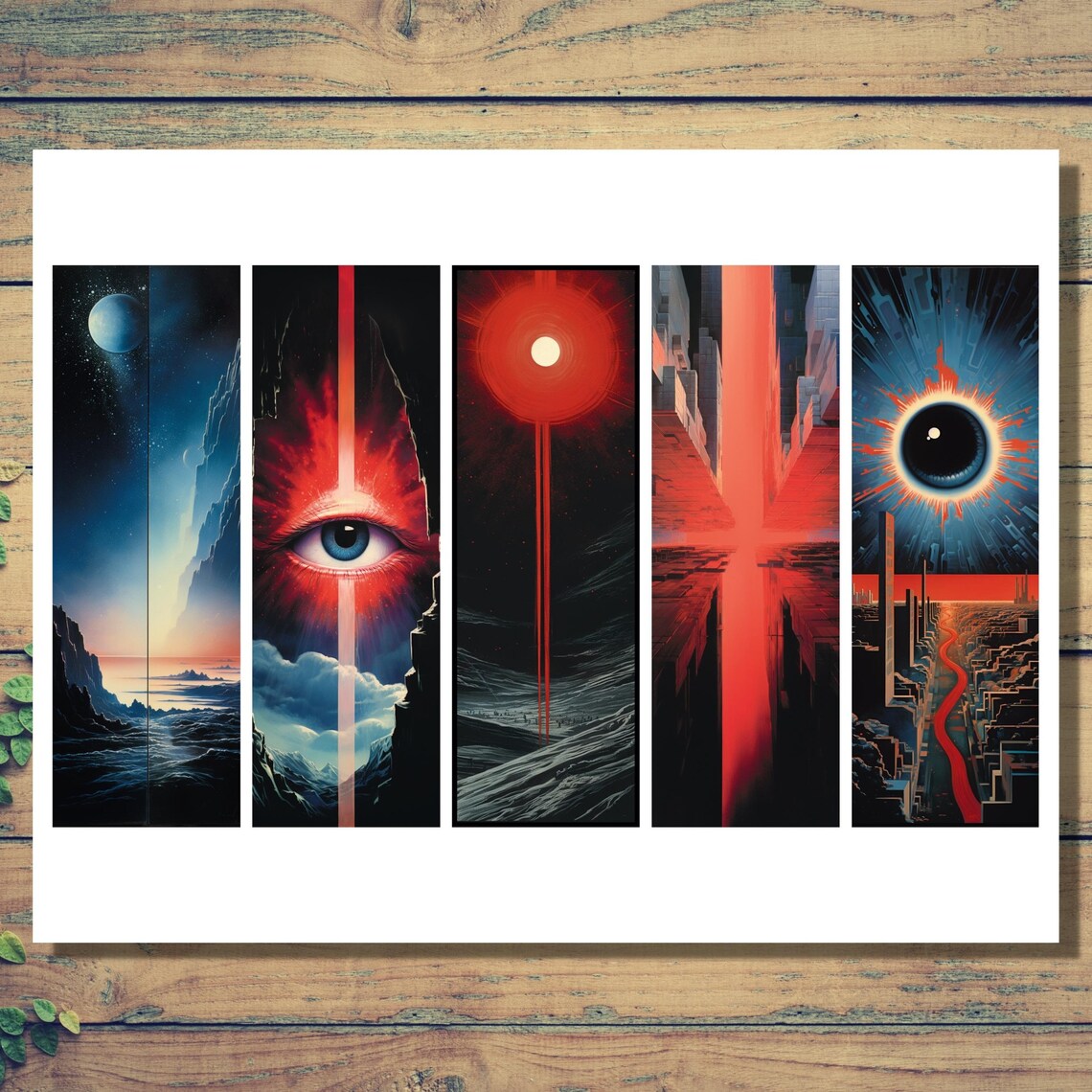 Sci-fi Bookmark Printable Bookmarks Science Fiction Fantasy - Etsy