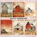 Barn Junk Journal Paper BIG BUNDLE Digital Papers Pack Collage ...