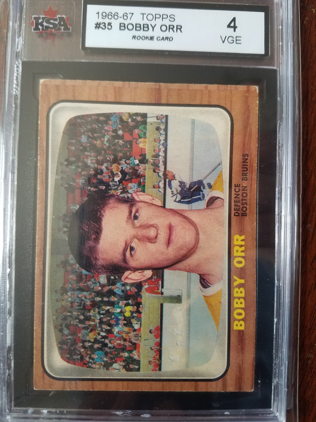 Vintage Hockey Card Bobby Orr Rookie 1966-67 Topps - Etsy