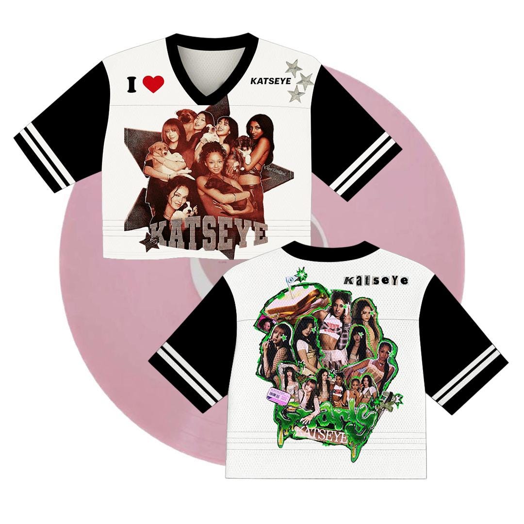 Katseye Jersey Crop Top, Y2K Style Mesh Top, Vintage Music Graphic Tee ...
