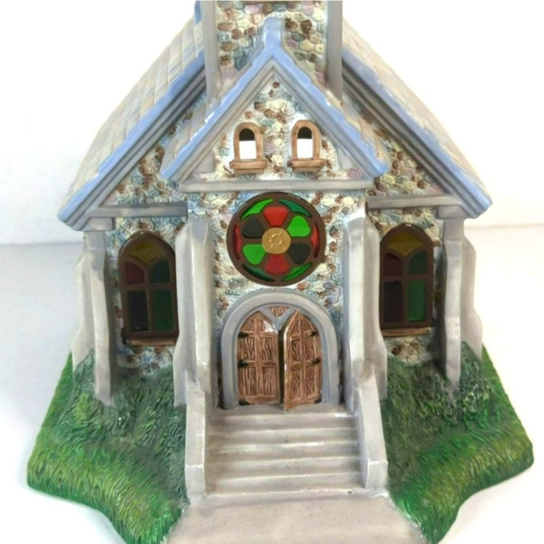 Partylite Exclusive Olde World Village 2 the Church Tealight House - Etsy