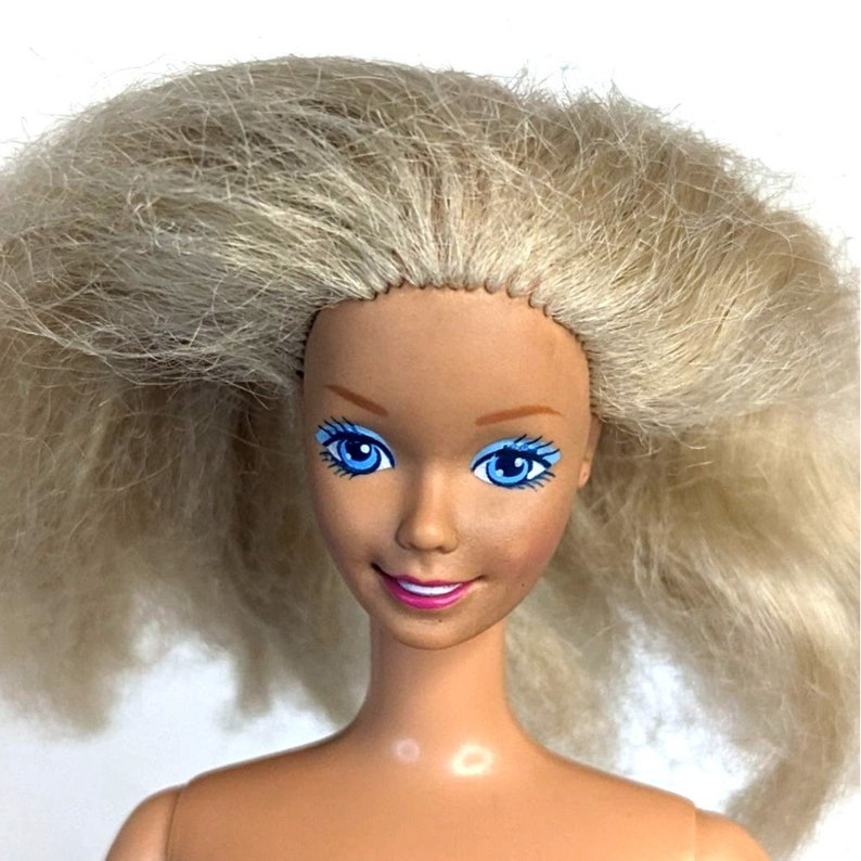 Vintage 1980s Barbie in 1990 Acid Wash Demin Dress - Etsy