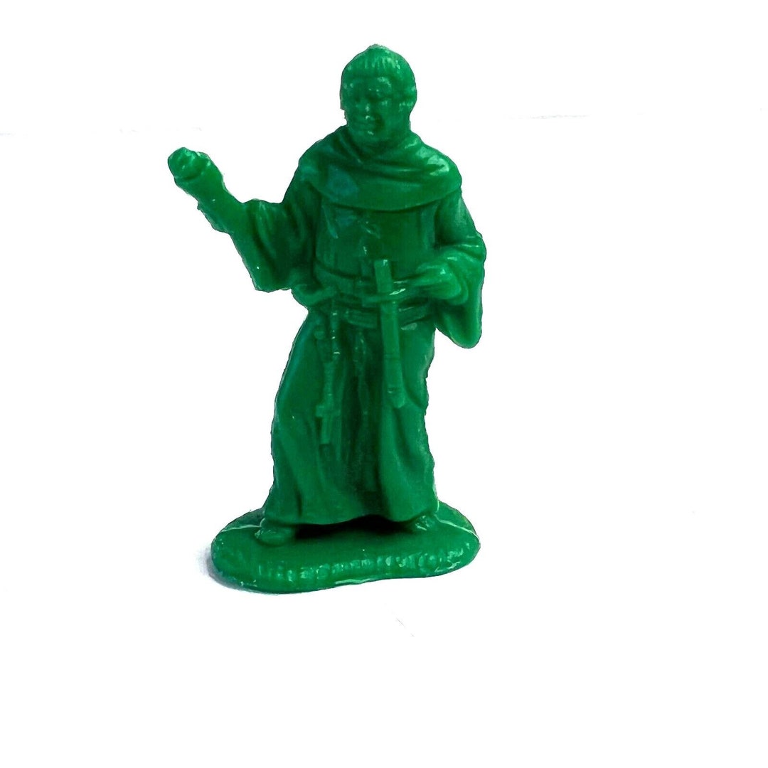 Vintage 1950s Marx Robin Hood Friar Tuck Emerald Green Figure - Etsy