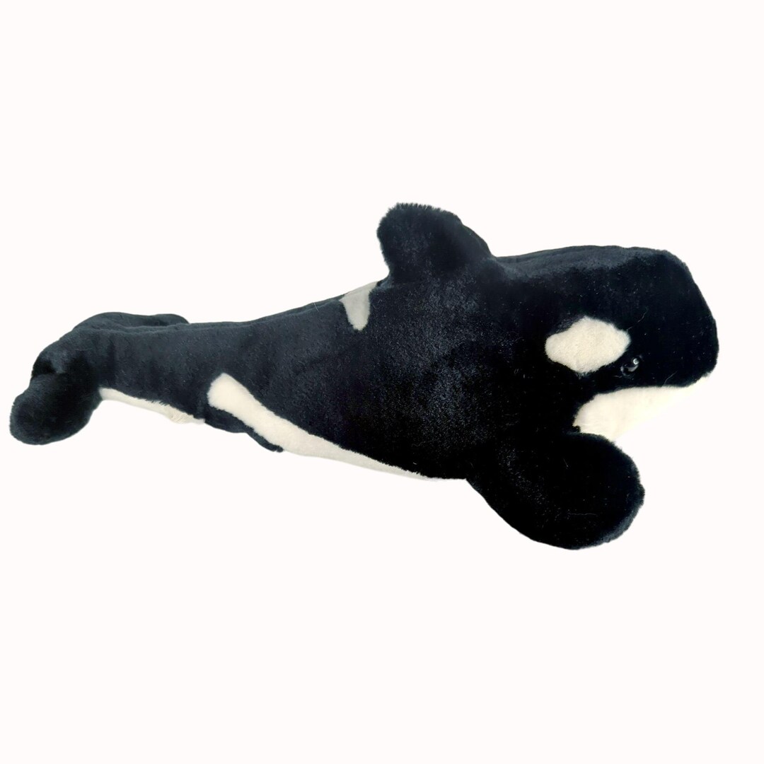 Sea World 1980s Shamu Orca Killer Whale Plush Toy Stuffed Animal 16" - Etsy