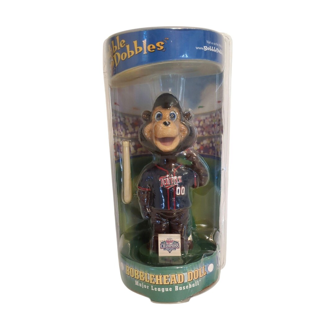 T.C. Bear Mascot Bobblehead Minnesota Twins Bobble Dobbles MLB 2003 - Etsy