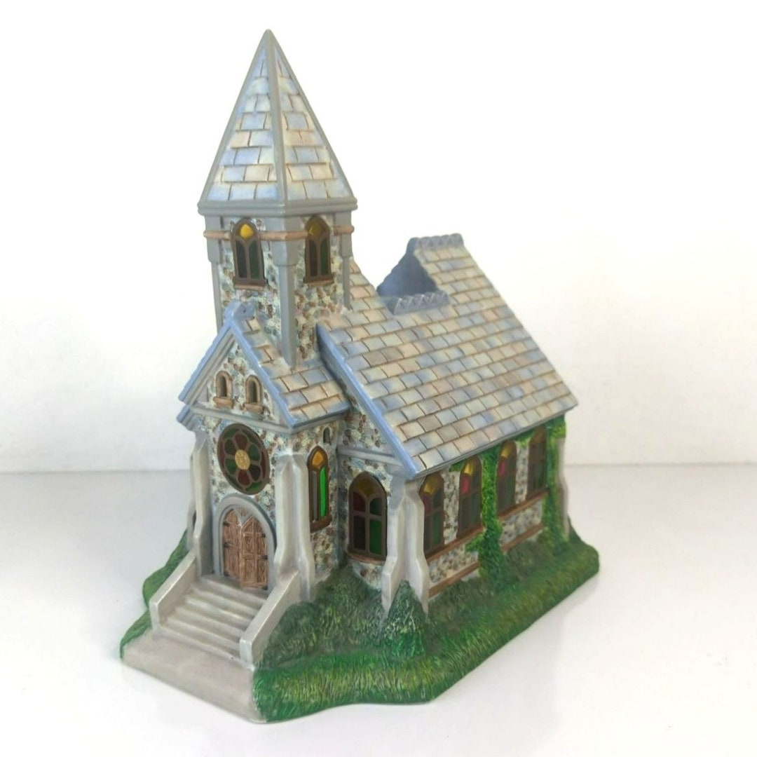 Partylite Exclusive Olde World Village 2 the Church Tealight House - Etsy