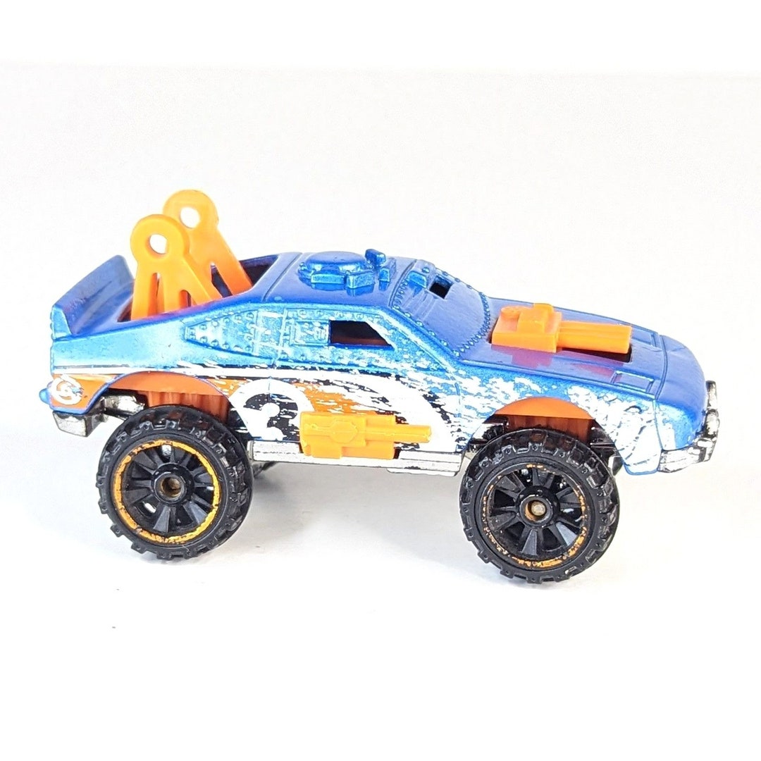 1988 Vintage Hot Wheels Sting Rod Blue and Orange Car Toy Vehicle No ...