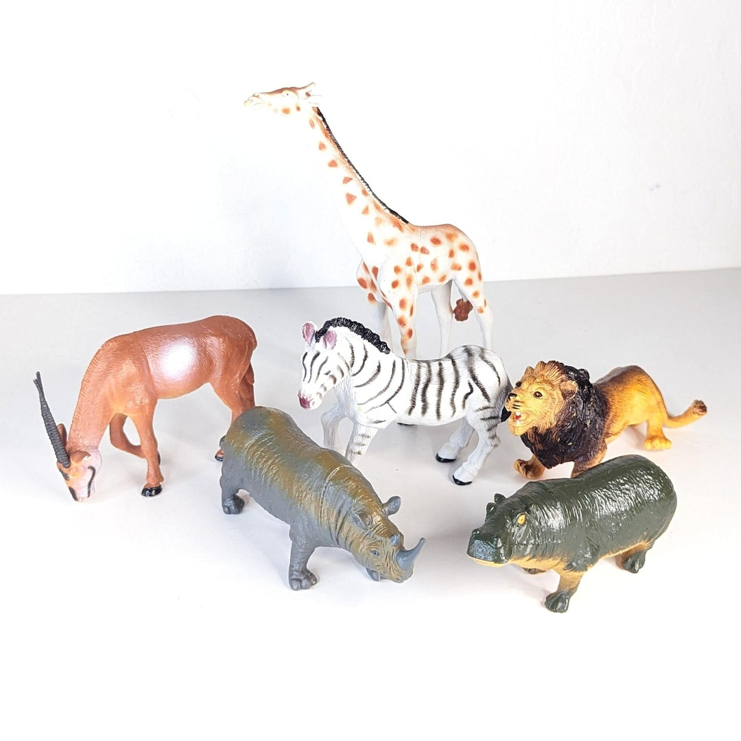 Vintage Toy Major Safari Animals, 1998, LOT of 6 - Etsy