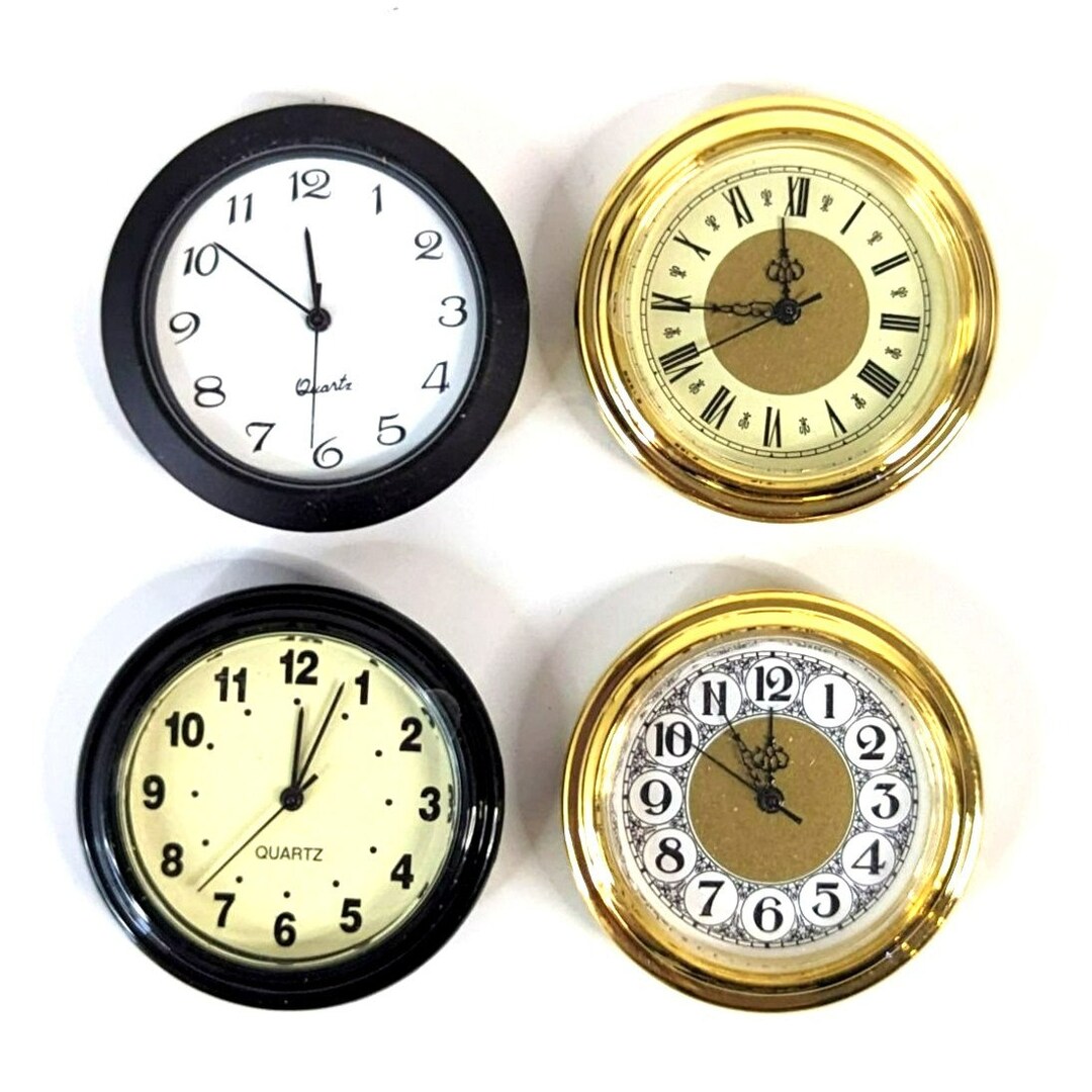 Lot of 4 Silcon Clock Inserts Fit Ups 1 7/16 36mm - Etsy