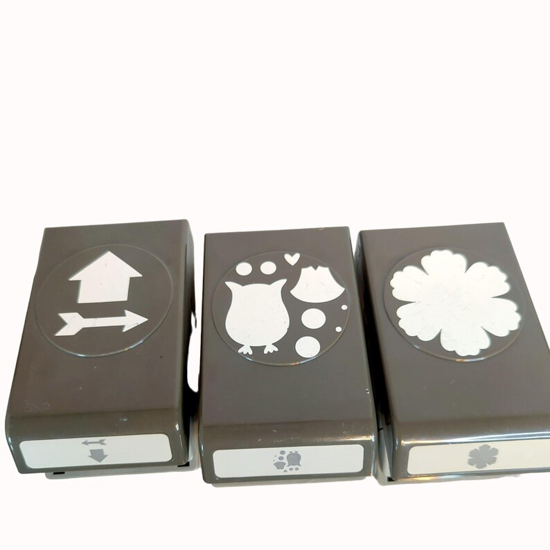 Stampin up Set of 9 Scrapbooking Craft Paper Punches - Border Flower ...