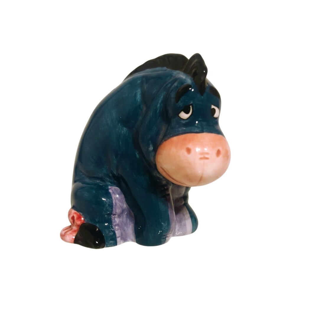 Disney Eeyore Ceramic Figurine 3.5" Collectible Vintage Winnie the Pooh ...