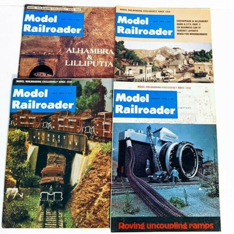 1973 Model Railroader Magazines, Lot of 9 Issues - Etsy