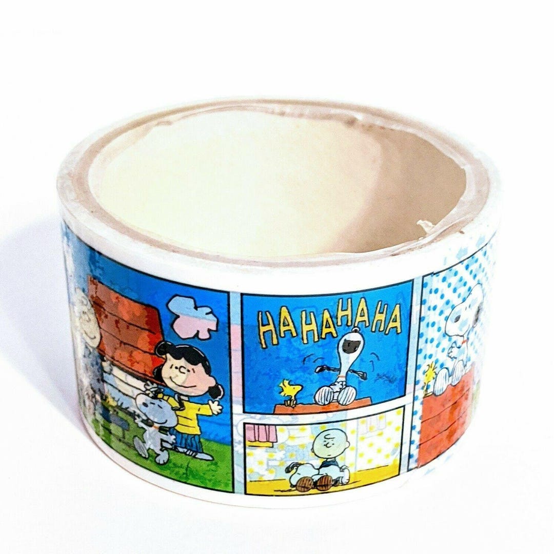 Sanrio UFS Peanuts Snoopy & Friends Comic Design Craft Tape 50mm X 15m ...