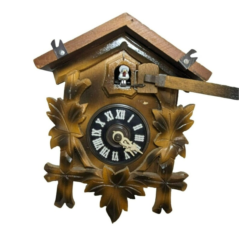 Vintage German Schneider Black Forest Wood Cuckoo Clock for Parts - Etsy