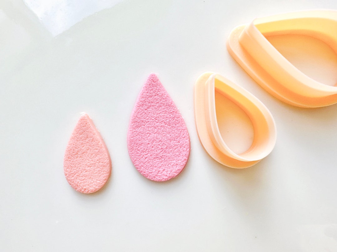 Tear Drop Polymer Clay Cutter, Drop Clay Cutter, Earring Clay Cutter ...