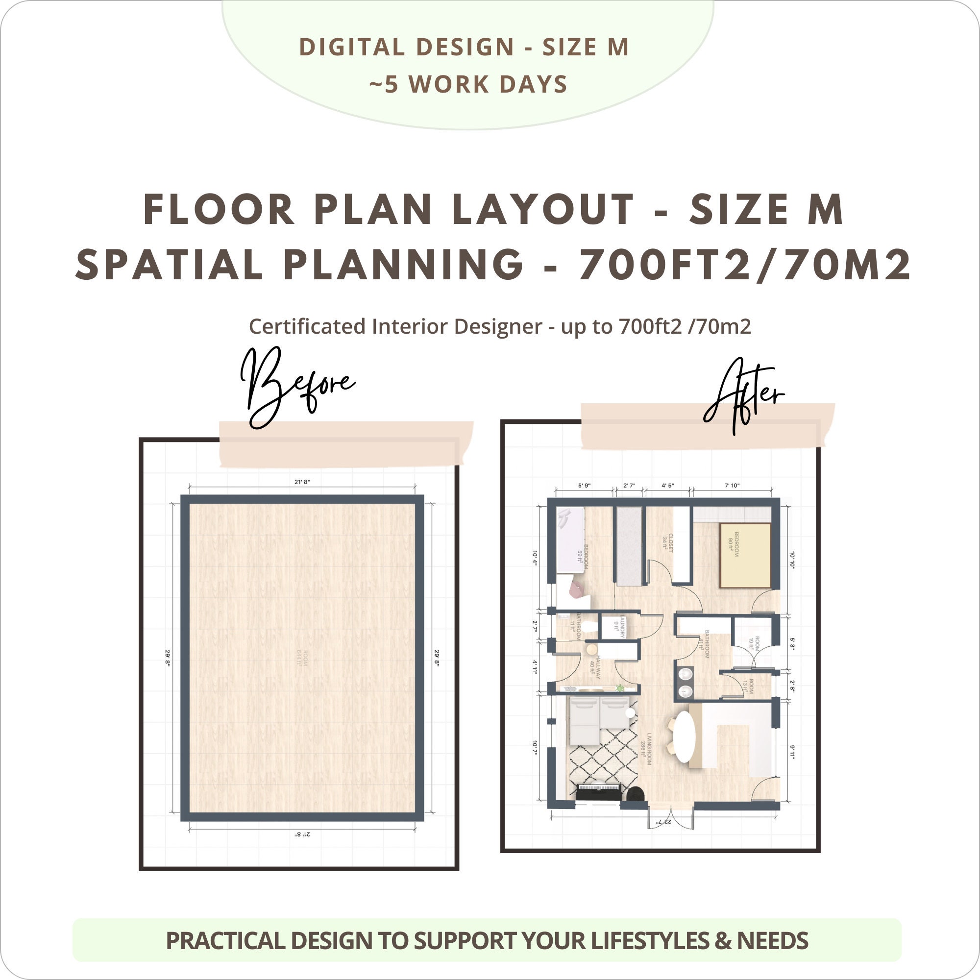 Spatial Planning, Floor Plan, and Layout Design Services for Your Dream ...