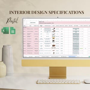 Interior Design Specification Sheet: Renovation Planner (google Sheets ...