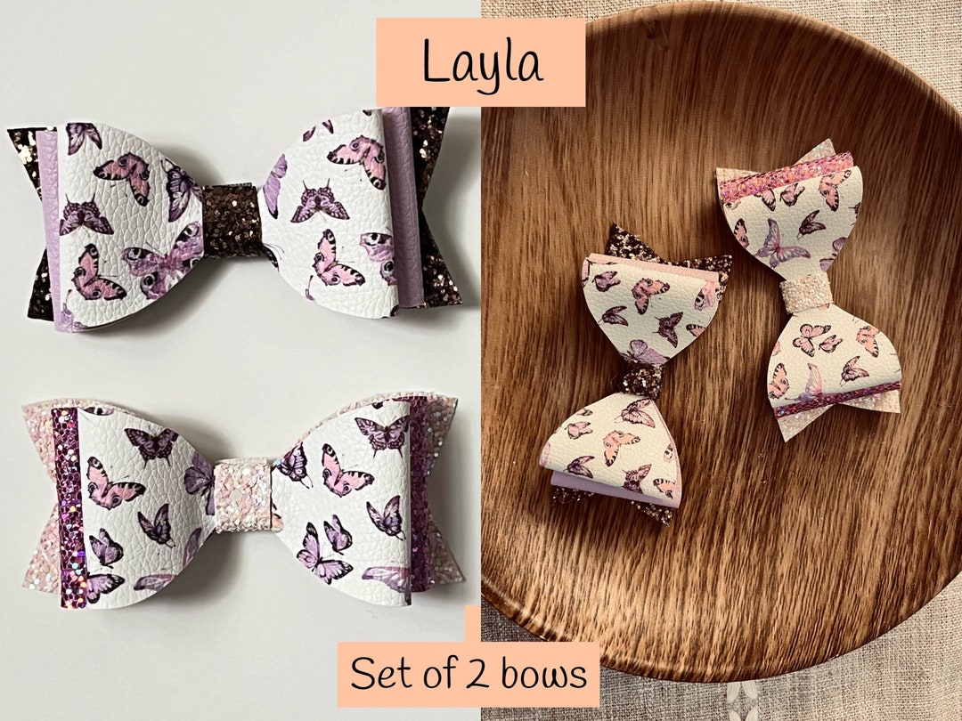 Hair Bow Sets (various Styles) - Etsy