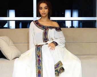 Green Simple and Amazing Fashionable Menen ethiopian - Etsy