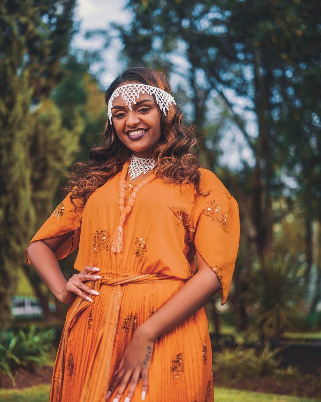 Vibrant Harar Oromo Shama Dress 'habesha Dress Habesha - Etsy Australia