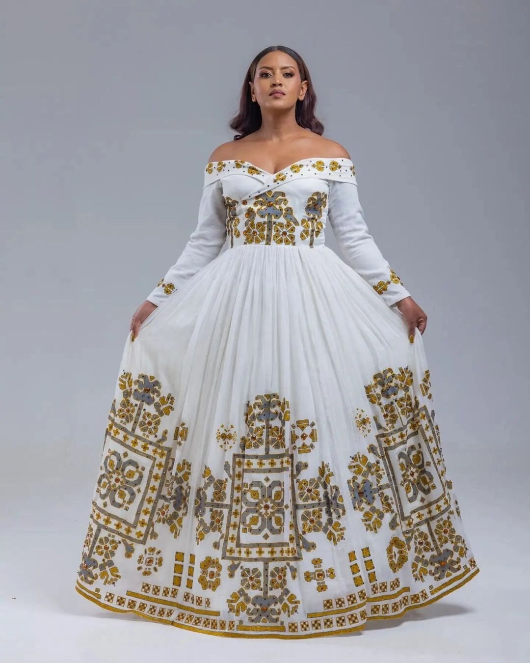 Ethiopian Cultural Wedding Dress