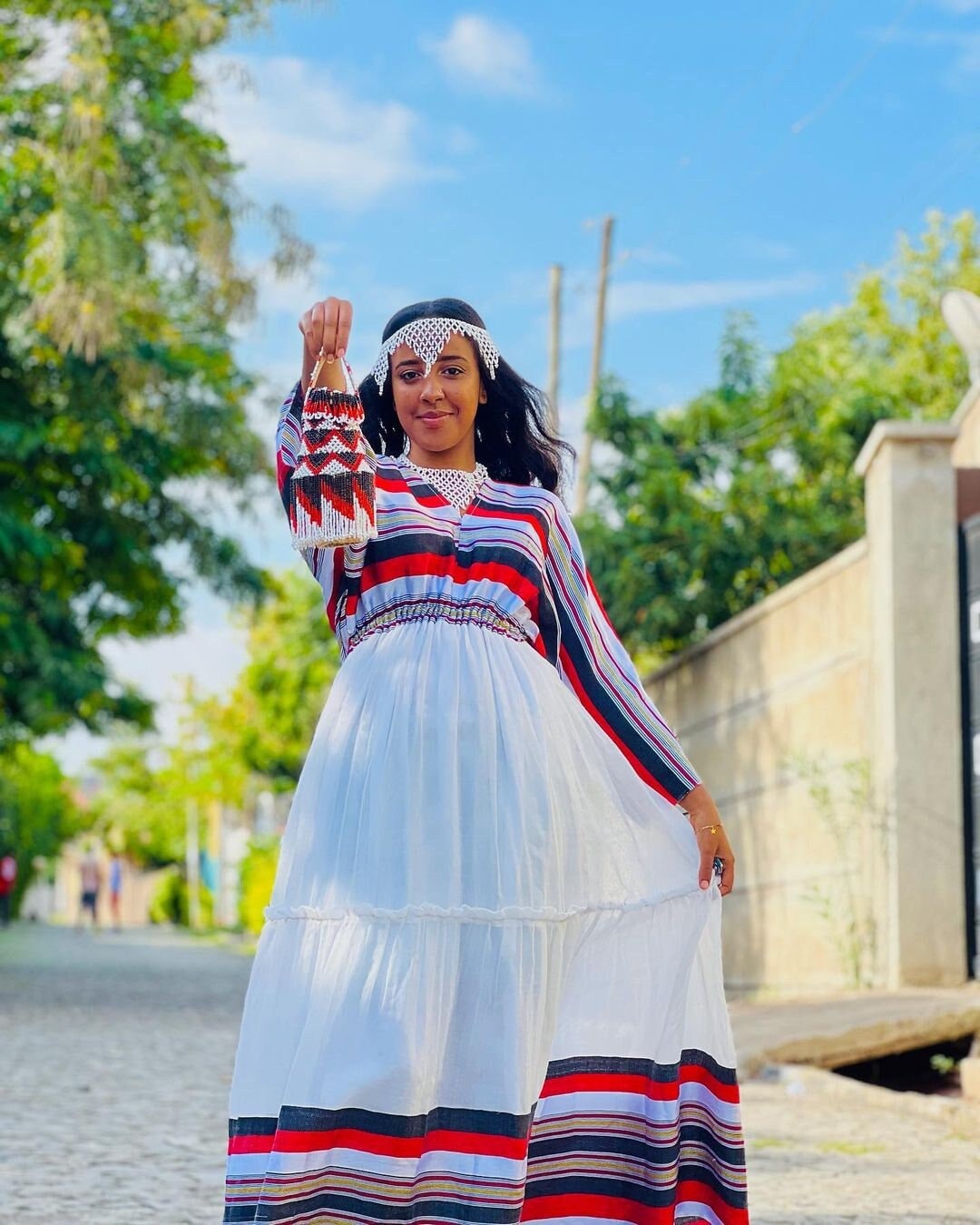 Beautiful Oromo Dress Abbaa Gadaa Oromo Dress With Accessories Ethiopian Dress ሀበሻ ቀሚስ ሀበሻ ልብስ ...