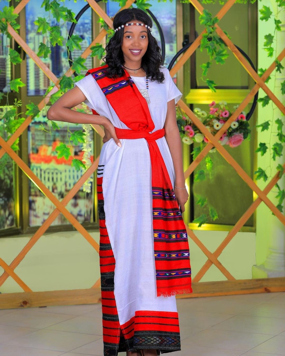 Shoa Patterns Oromo Dress Cotton Oromo Kemis Modern Oromo Libs - Etsy