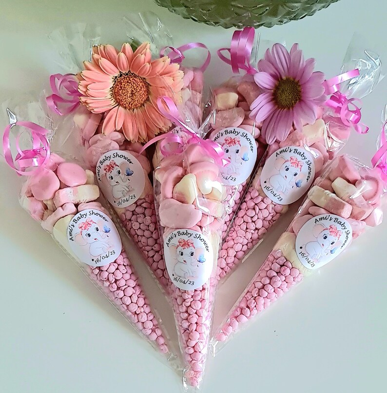 Baby Shower Party Cones Baby Reveal - Etsy UK