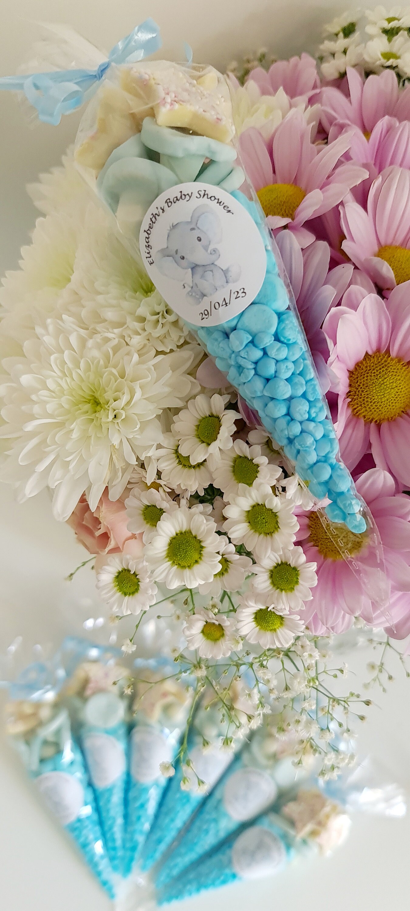 Baby Shower Party Cones Baby Reveal - Etsy UK