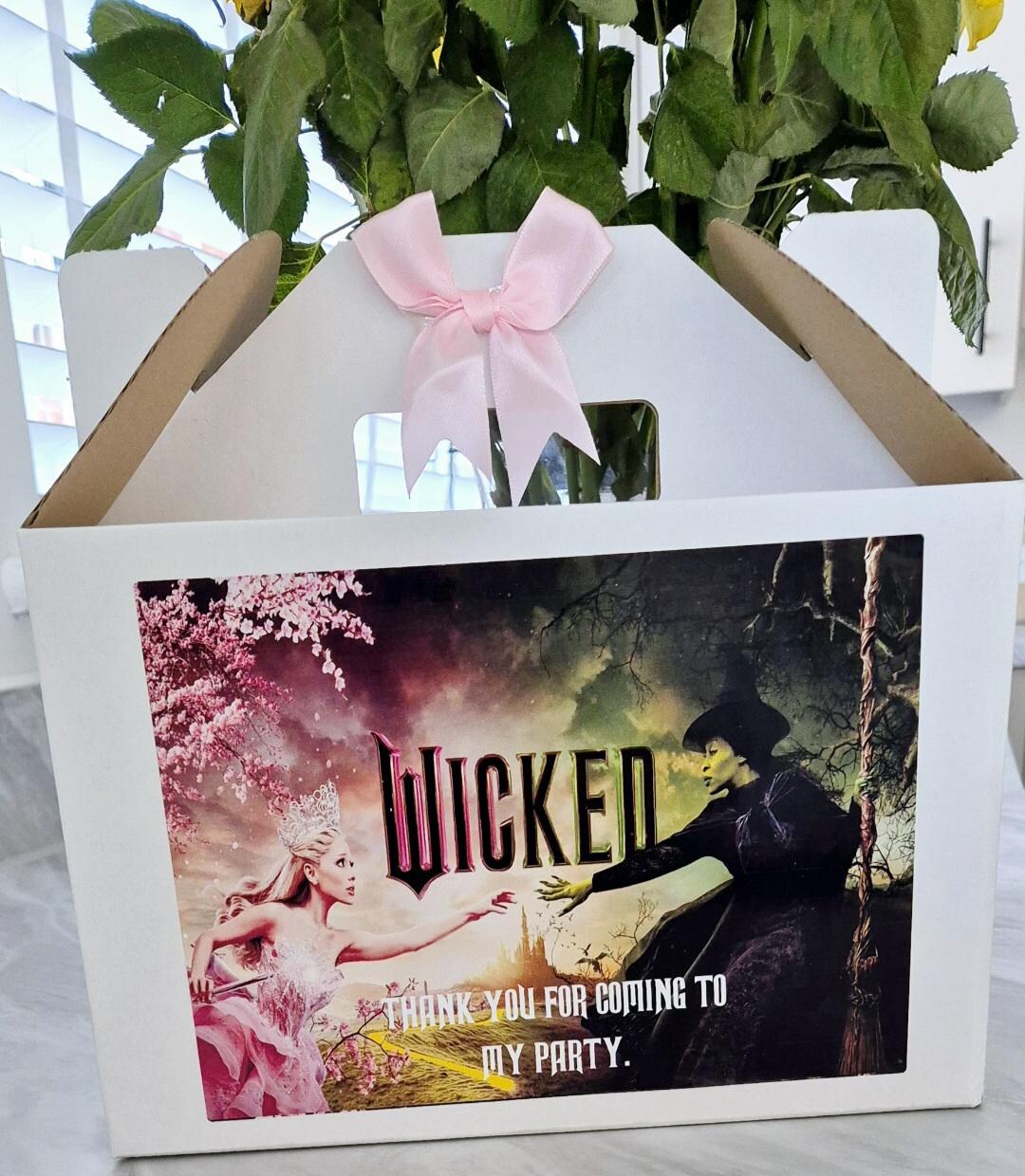 Wicked Themed Personalised Party Boxes - Party Boxes - Etsy